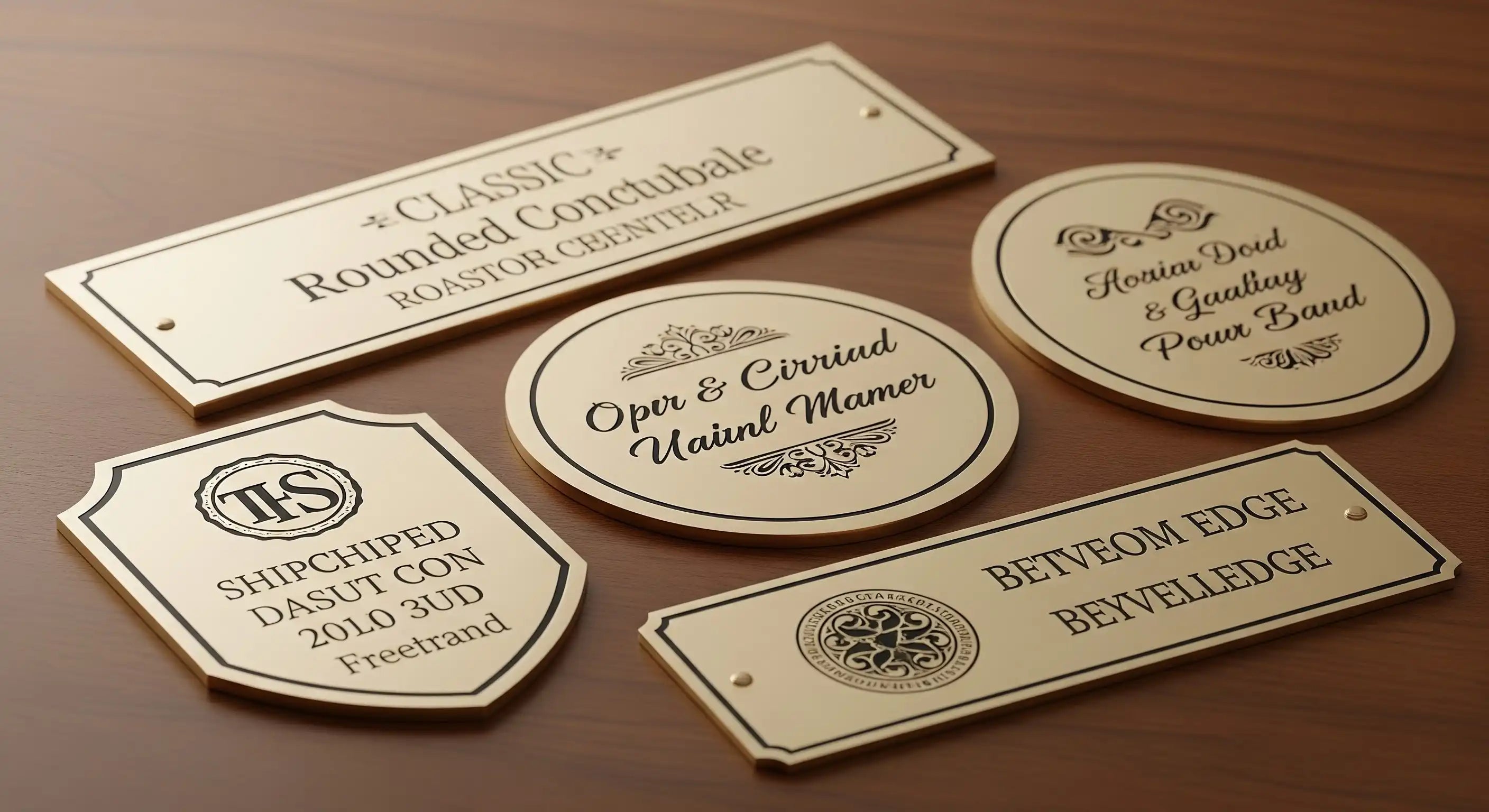 Types of Brass Plaques: Shapes, Styles & Engraving Guide