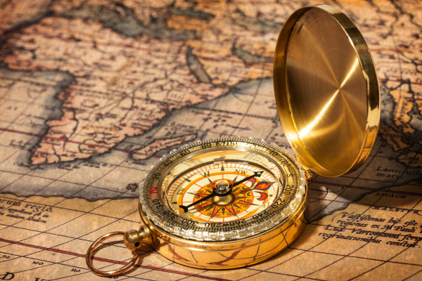 Unlock Your Journey: The Elegance of Push-Button Pocket Brass Compasse